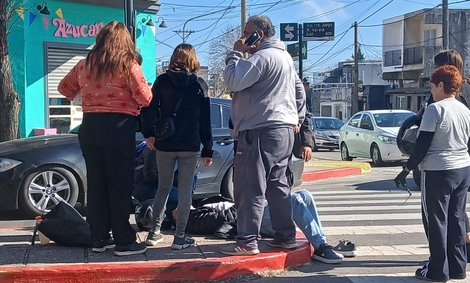 Campana Noticias | Motociclista herido tras un choque en Av. Varela y Jacob